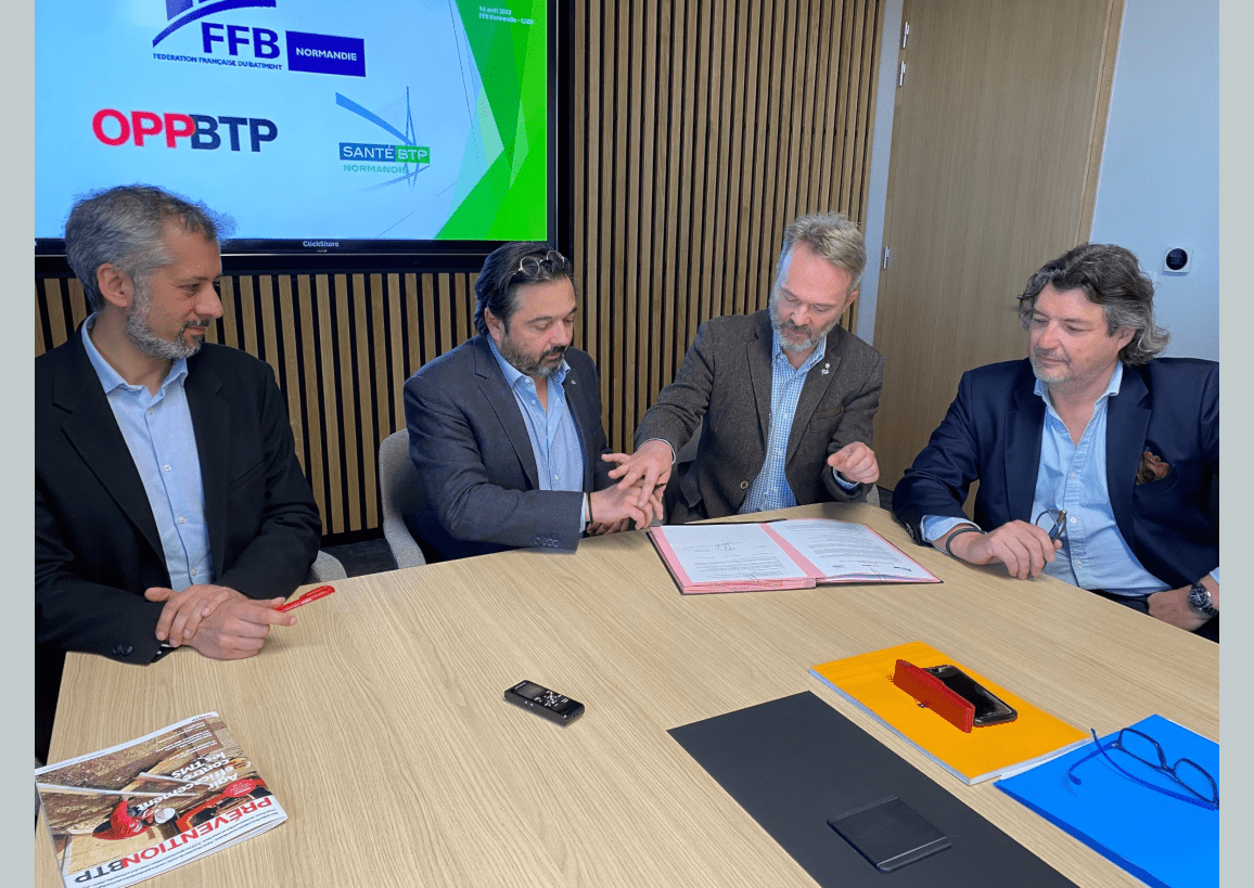 Signature de la convention de partenariat avec la FFB et Prévention BTP ...